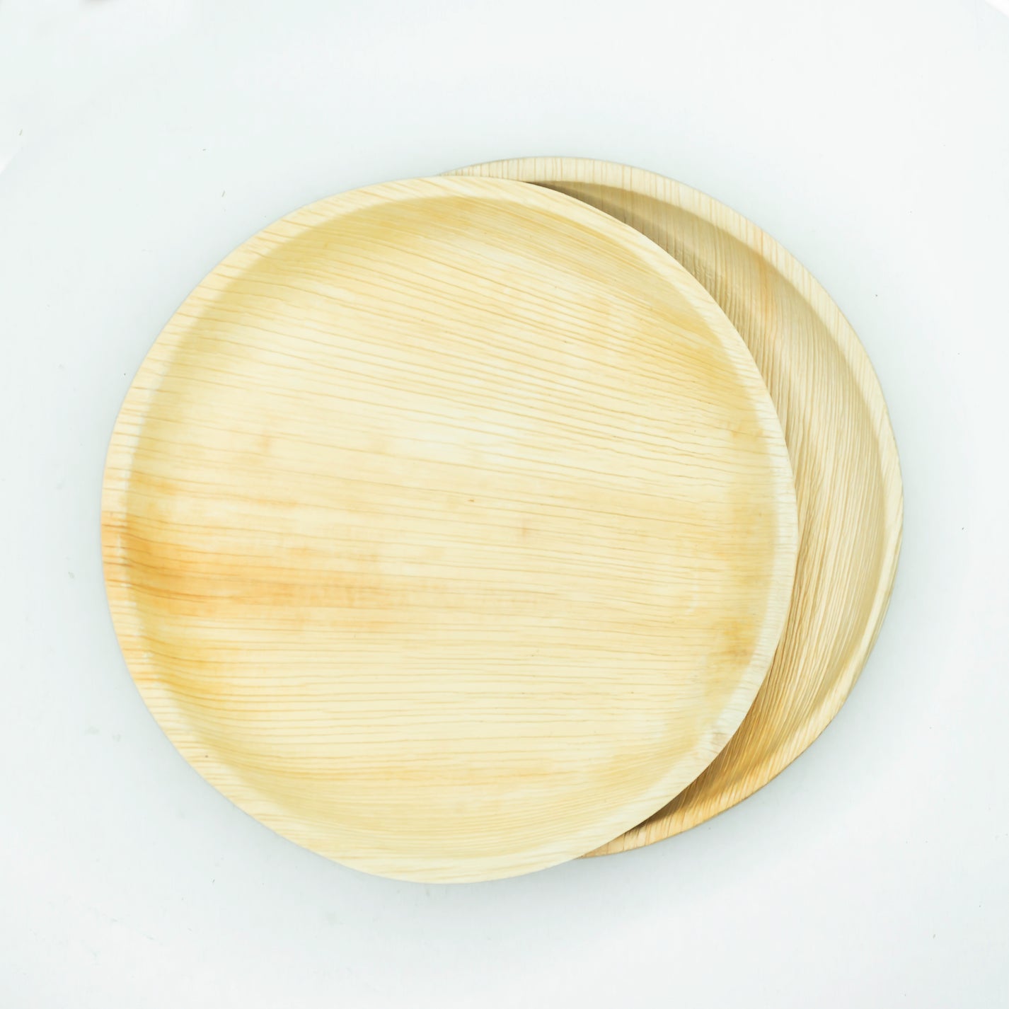10" (25cm) Shallow Round Palm Leaf Disposable Plates – Eco Leaf Products