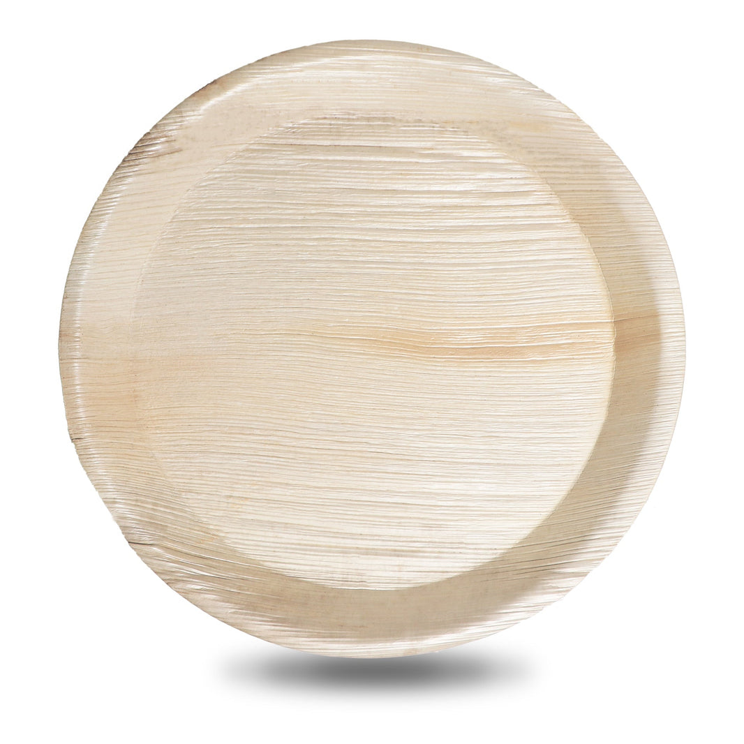 Bamboo Plates - Made From Fallen Palm Leaf, Disposable & Compostable ...