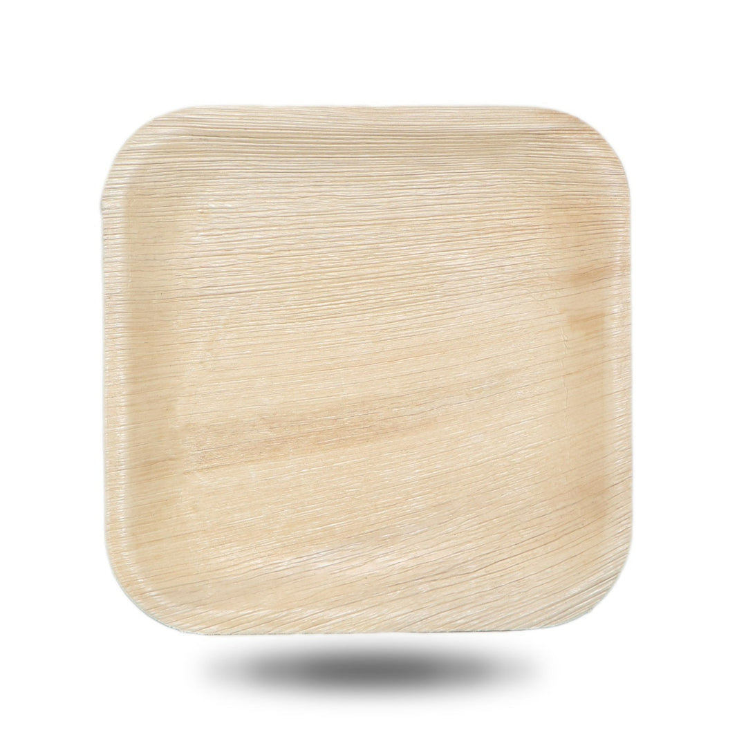 Bamboo Plates - Made From Fallen Palm Leaf, Disposable & Compostable ...